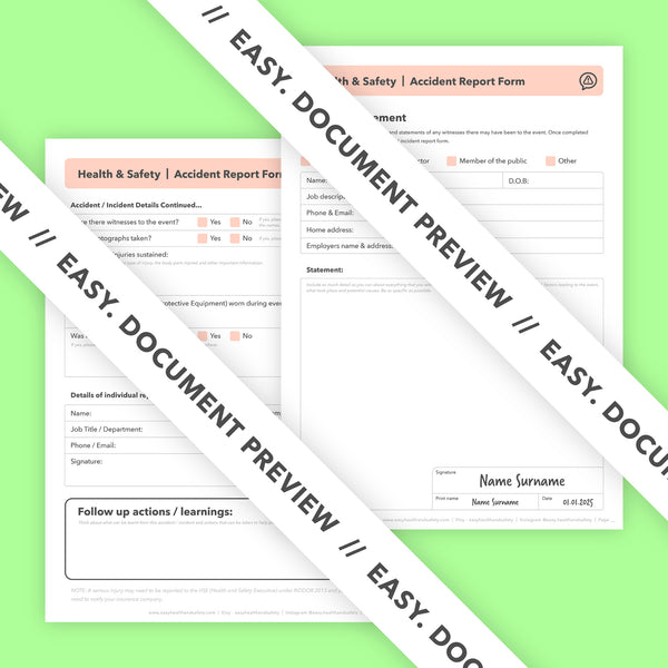 Accident Report Form Template | Easily Record Workplace Incidents ...