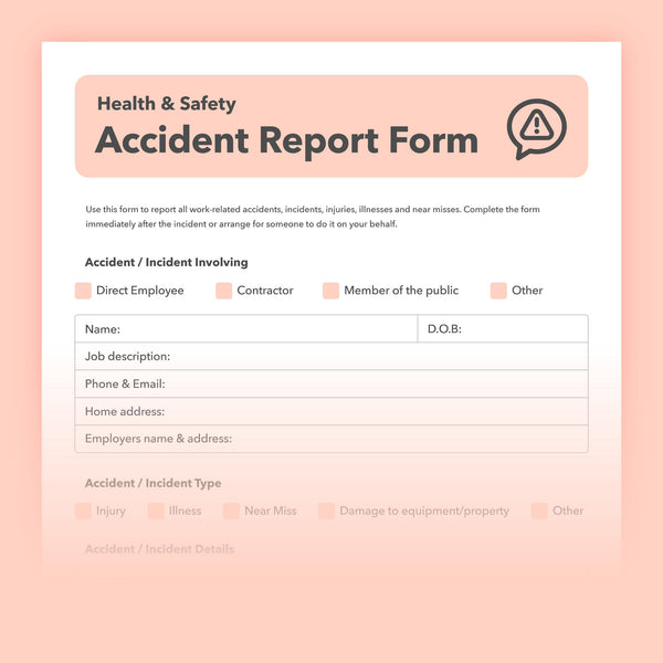 Accident Report Form Template | Record Workplace Incidents Easily ...