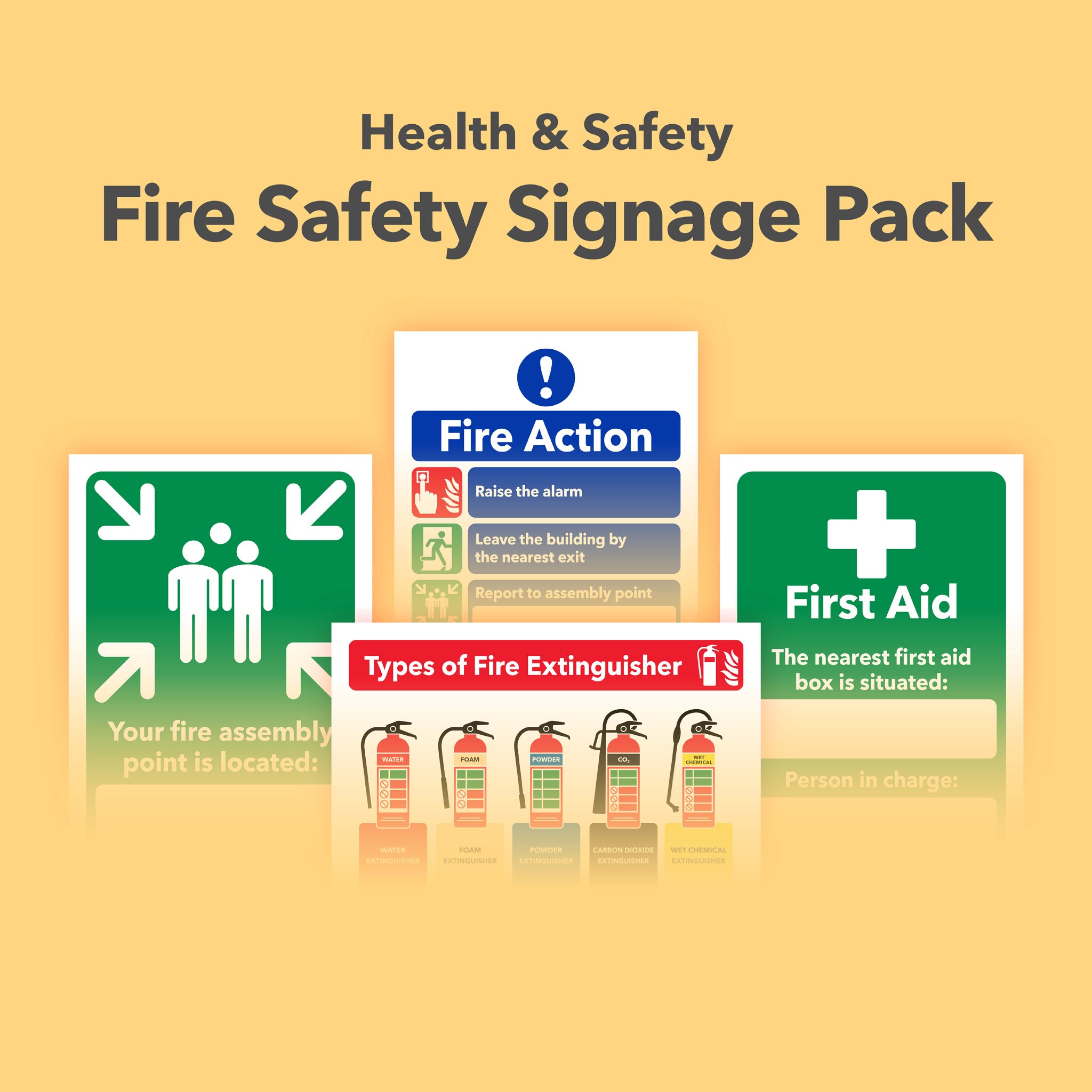Fire Safety Signage Pack | Essential Signs for Workplace Safety ...