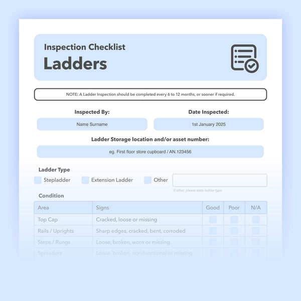 Ladder Inspection Checklist | Identify Defects & Ensure Safety ...