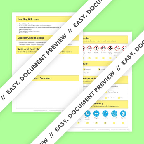 COSHH Assessment for Nail Polish Remover Pre-filled | Easy Compliance ...