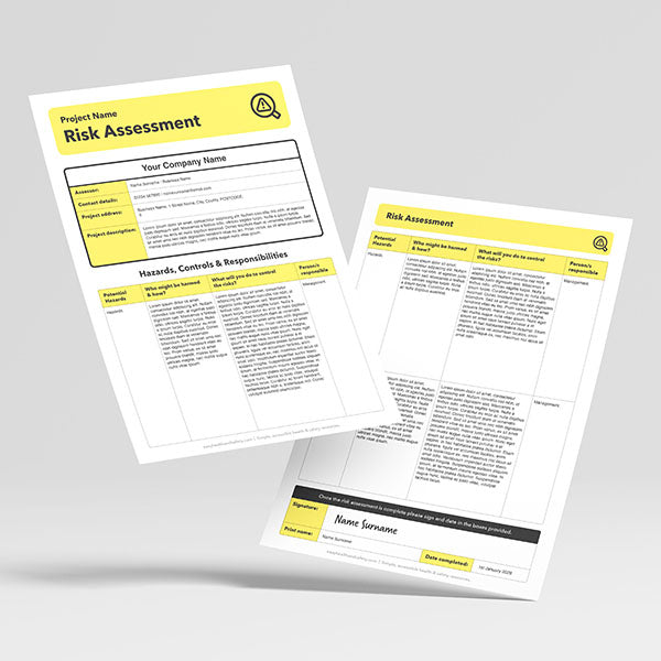 RAMS Templates Pre-filled: Save Your Business Time & Money ...