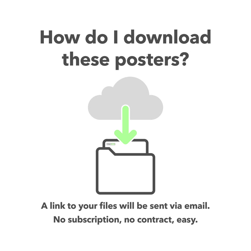 Health and Safety Poster Campaign Pack - Stacked Letters ...